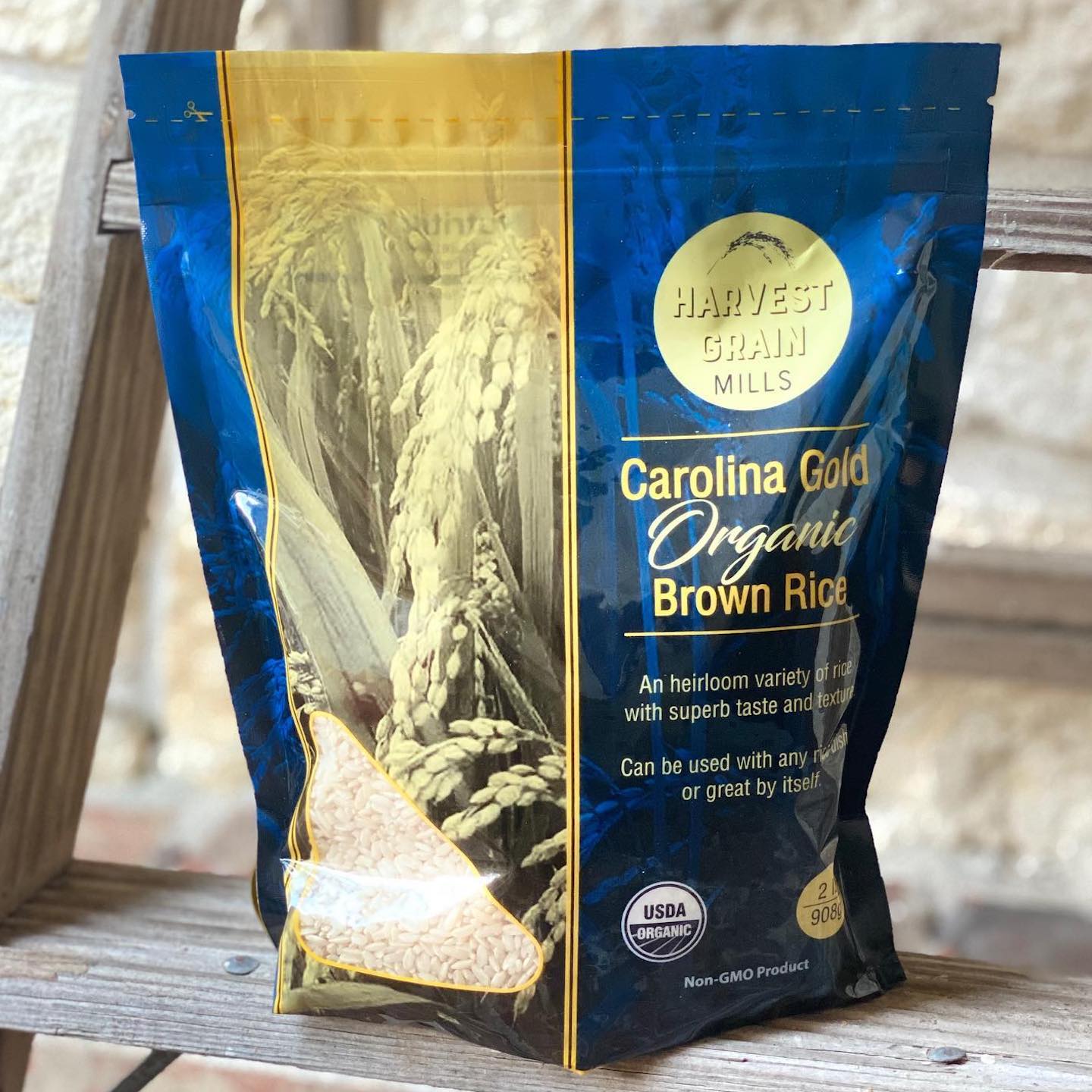 Carolina Gold Brown Rice - Harvest Grain Mills